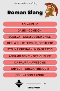 Aò! A Complete Guide to Roman Slang - 25+ Roman Expressions