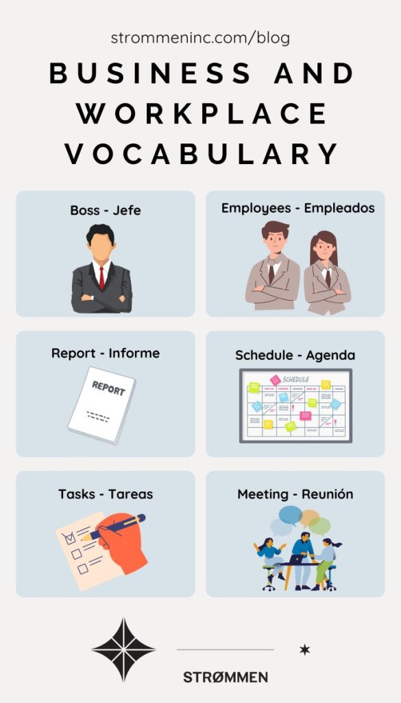 Mastering Business and Workplace Vocabulary in Spanish - Strømmen ...